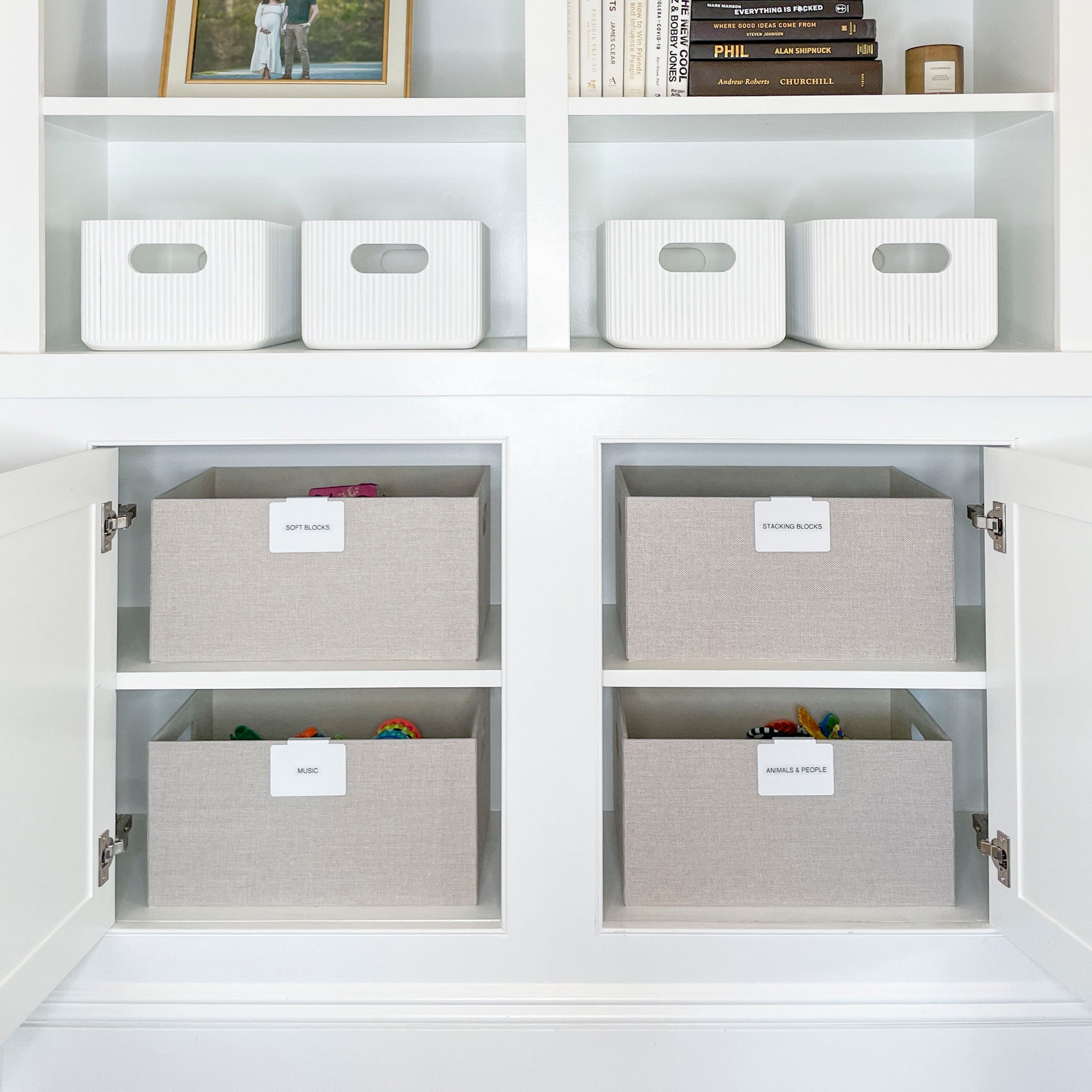 Bin Clip Label (White) – Horderly